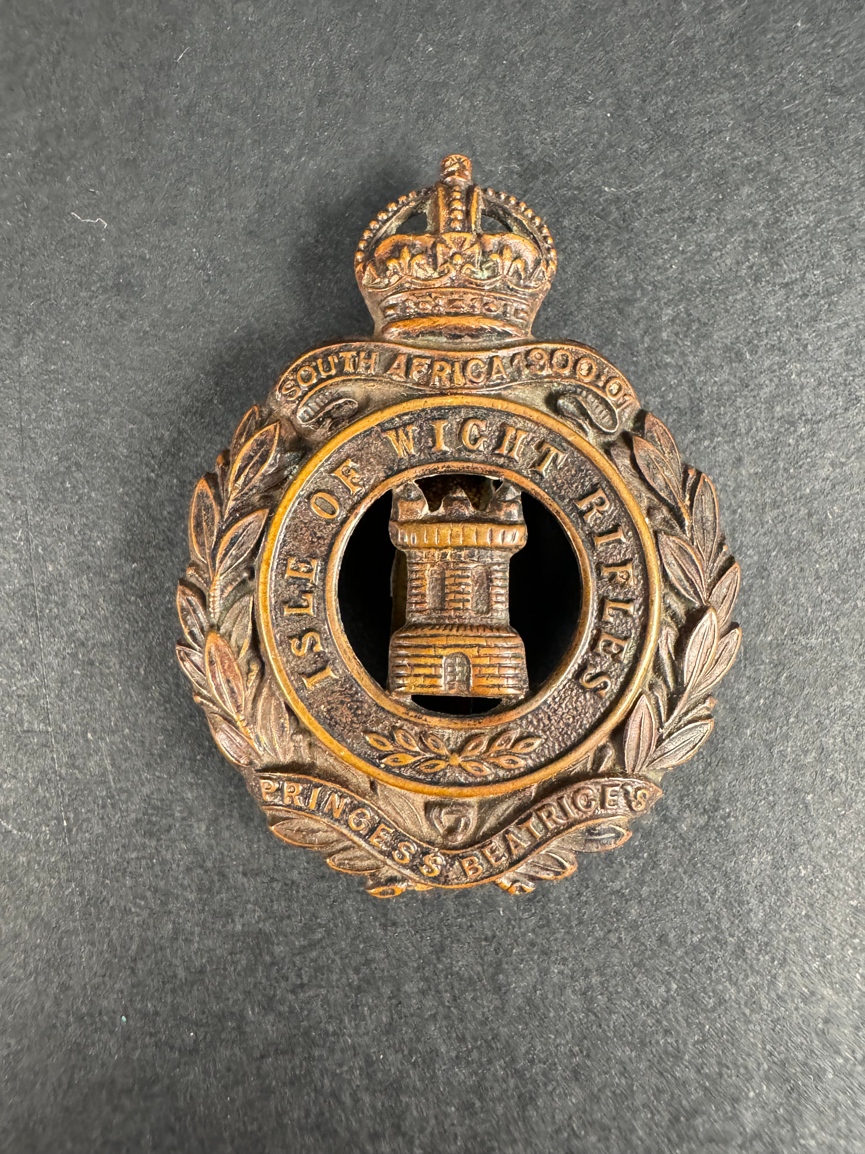 WW1 British Army Isle of Wight Rifles Battalion Cap Badge – Medals ...
