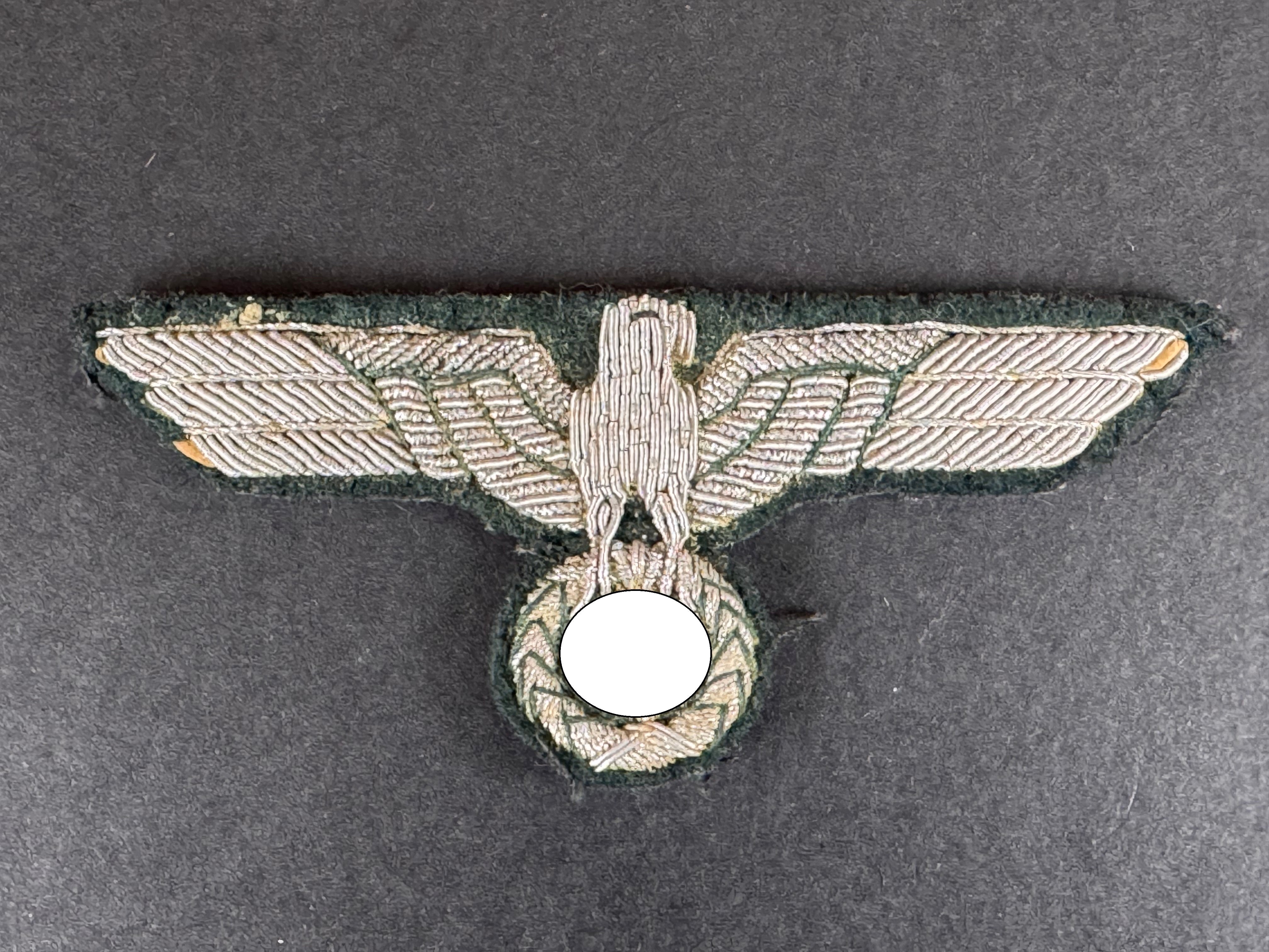 WW2 German Army Officer's Tunic Breast Eagle – Medals-Militaria