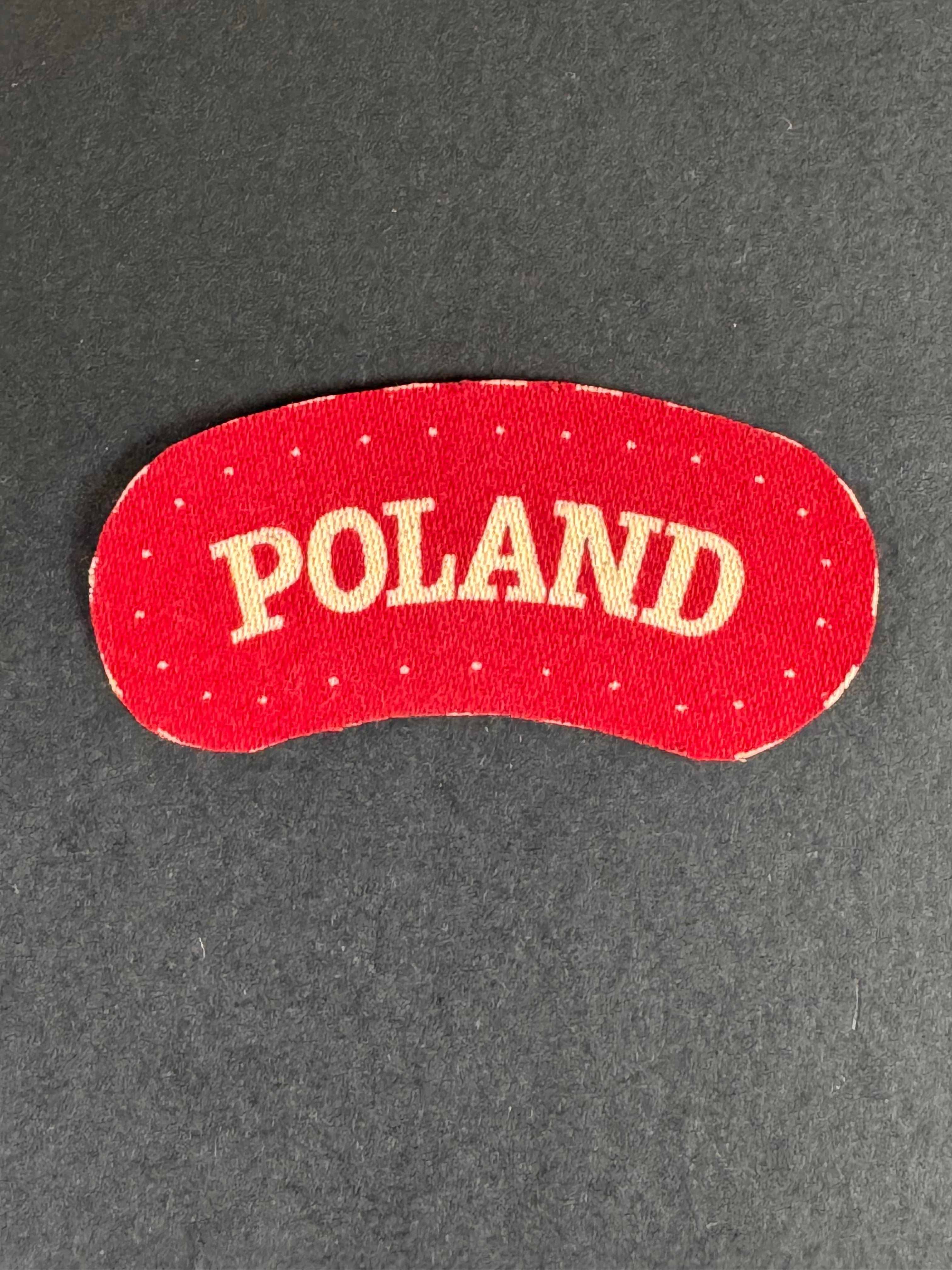 WW2 Free Polish Forces Printed Shoulder Title – Medals-Militaria