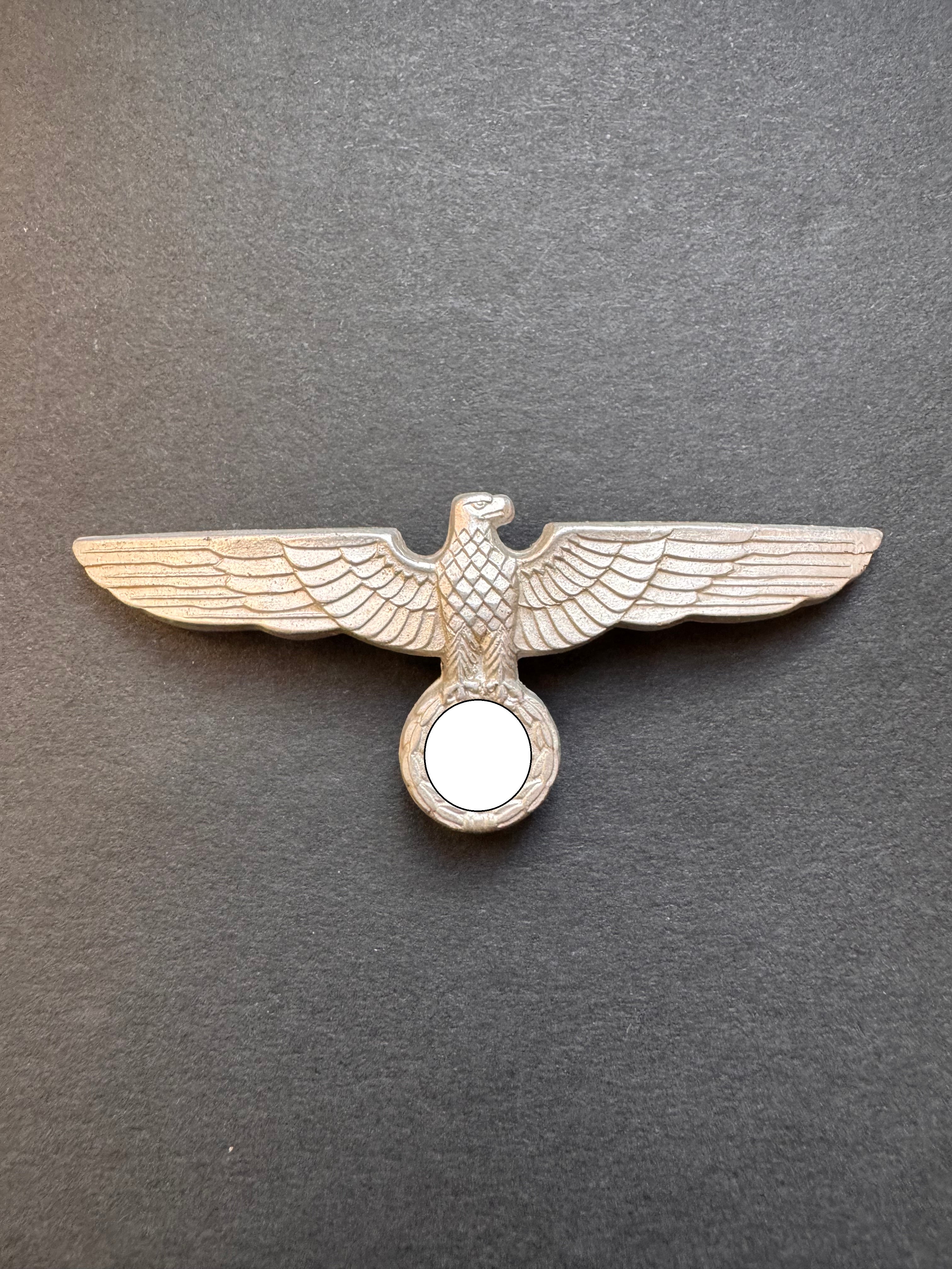 WW2 German Army 1935 Visor Cap Eagle – Medals-Militaria