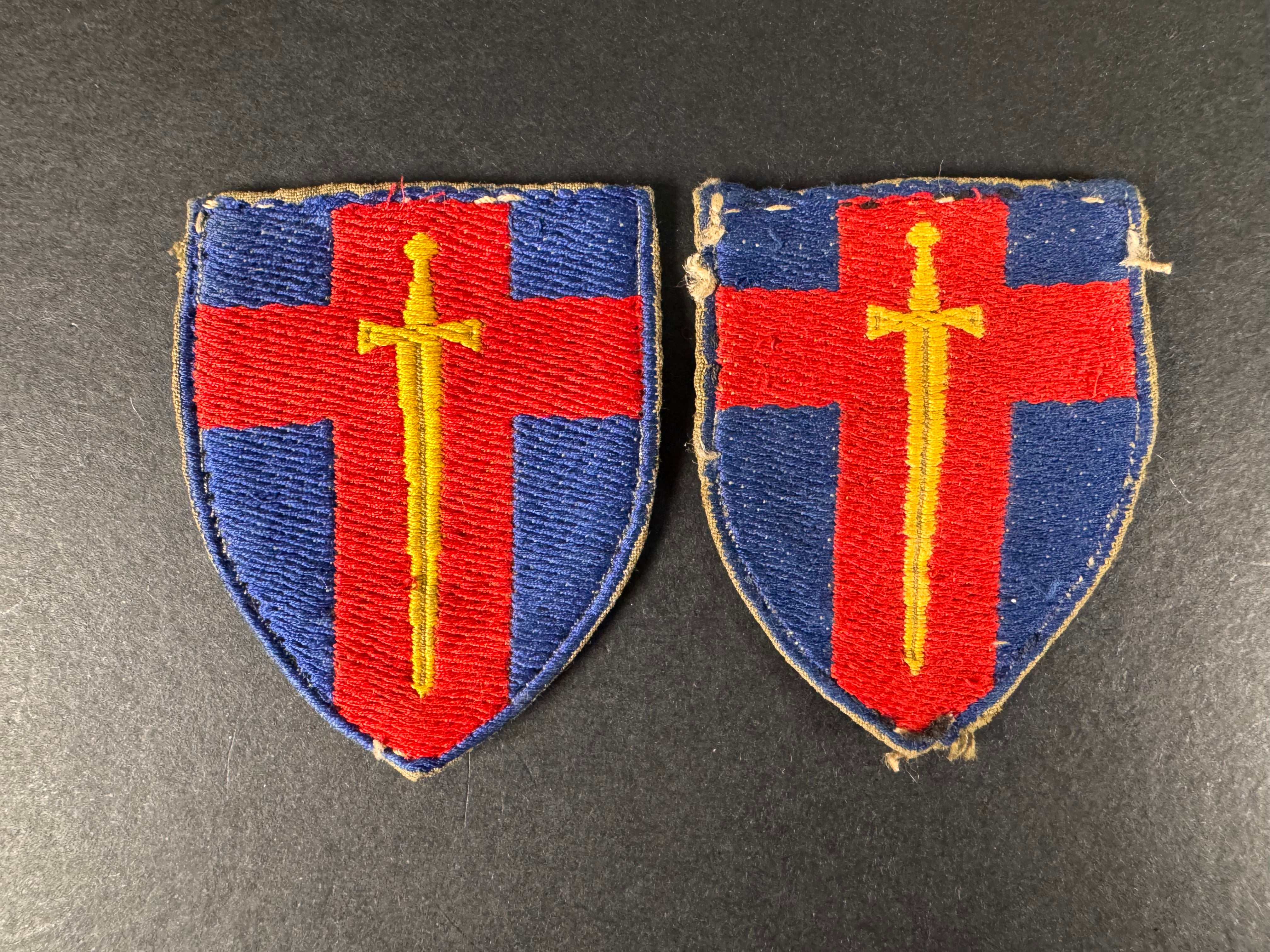 WW2 British Army on the Rhine Formation Signs BAOR – Medals-Militaria