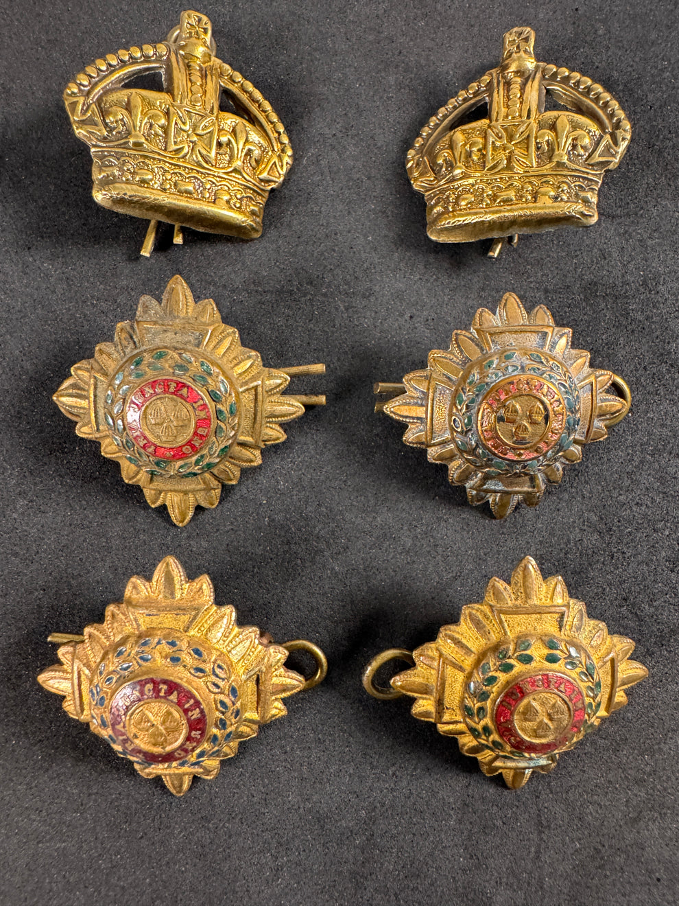 WW2 British Army Colonel Shoulder Board Rank Insignia – Medals-Militaria