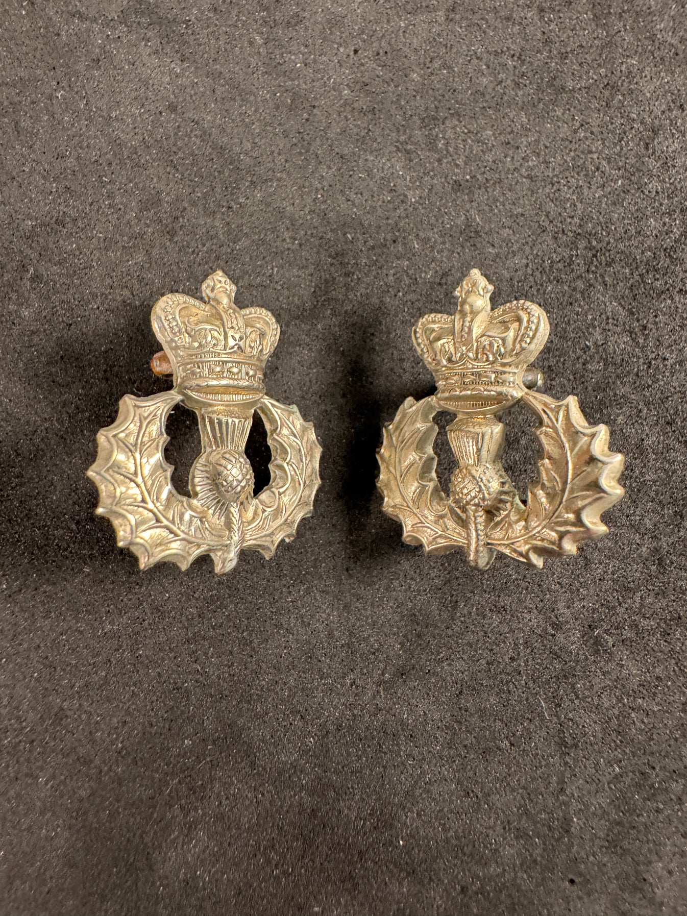 Victorian British Army Cameron Highlanders Collar Badges (Pair ...