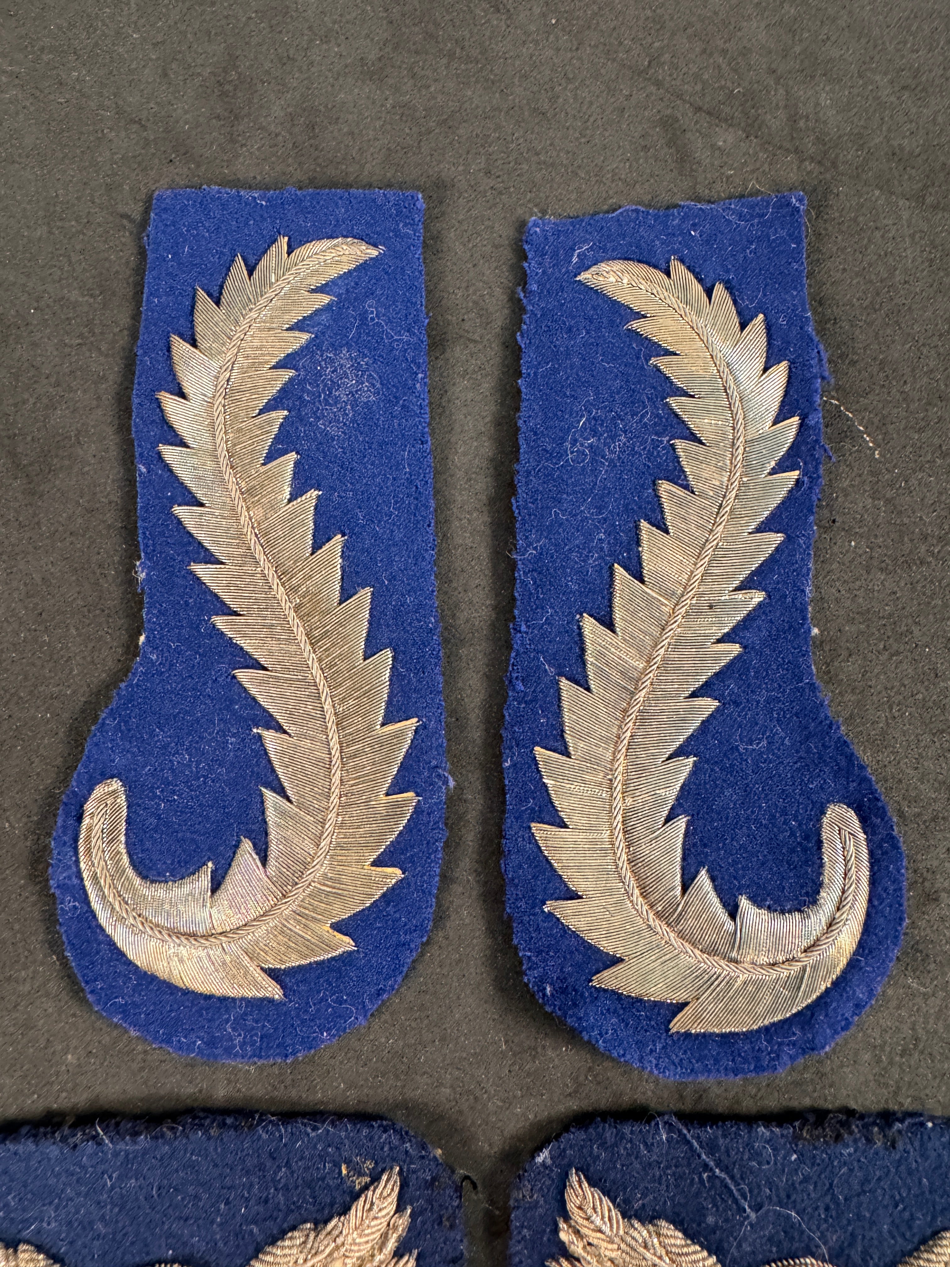 German Reichsbahn Collar Tabs & Winged Wheel Insignia Set (Interwar, D ...