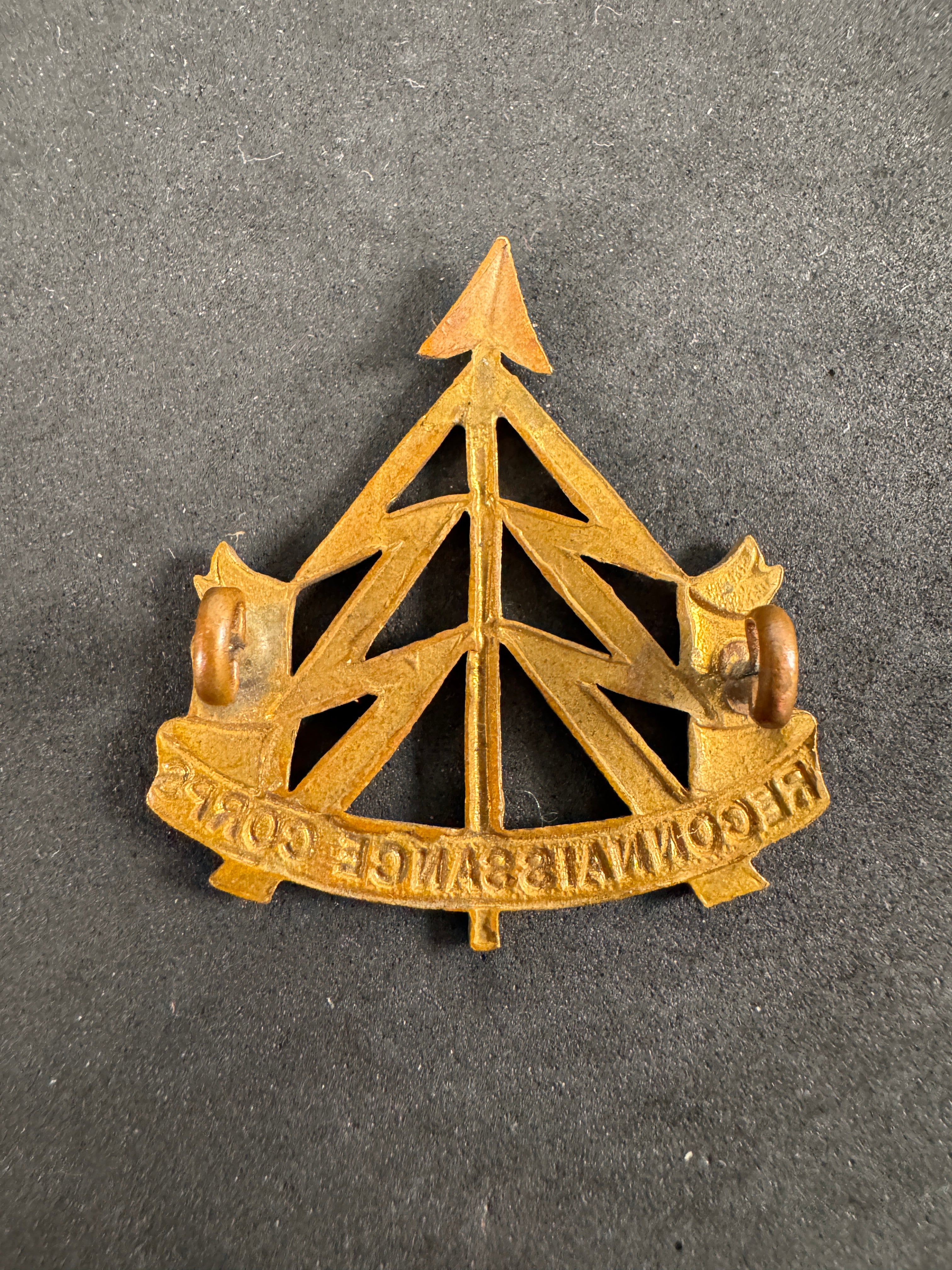WW2 British Army Reconnaissance (Recon) Corps Cap Badge – Medals-Militaria