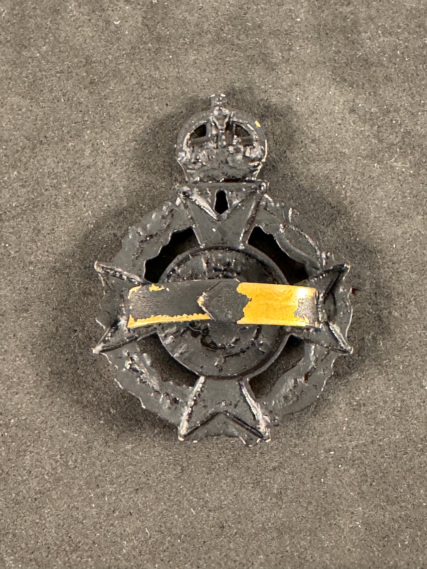 WW2 British Royal Army Chaplains Department (RAChD) Officer's Cap Badg ...