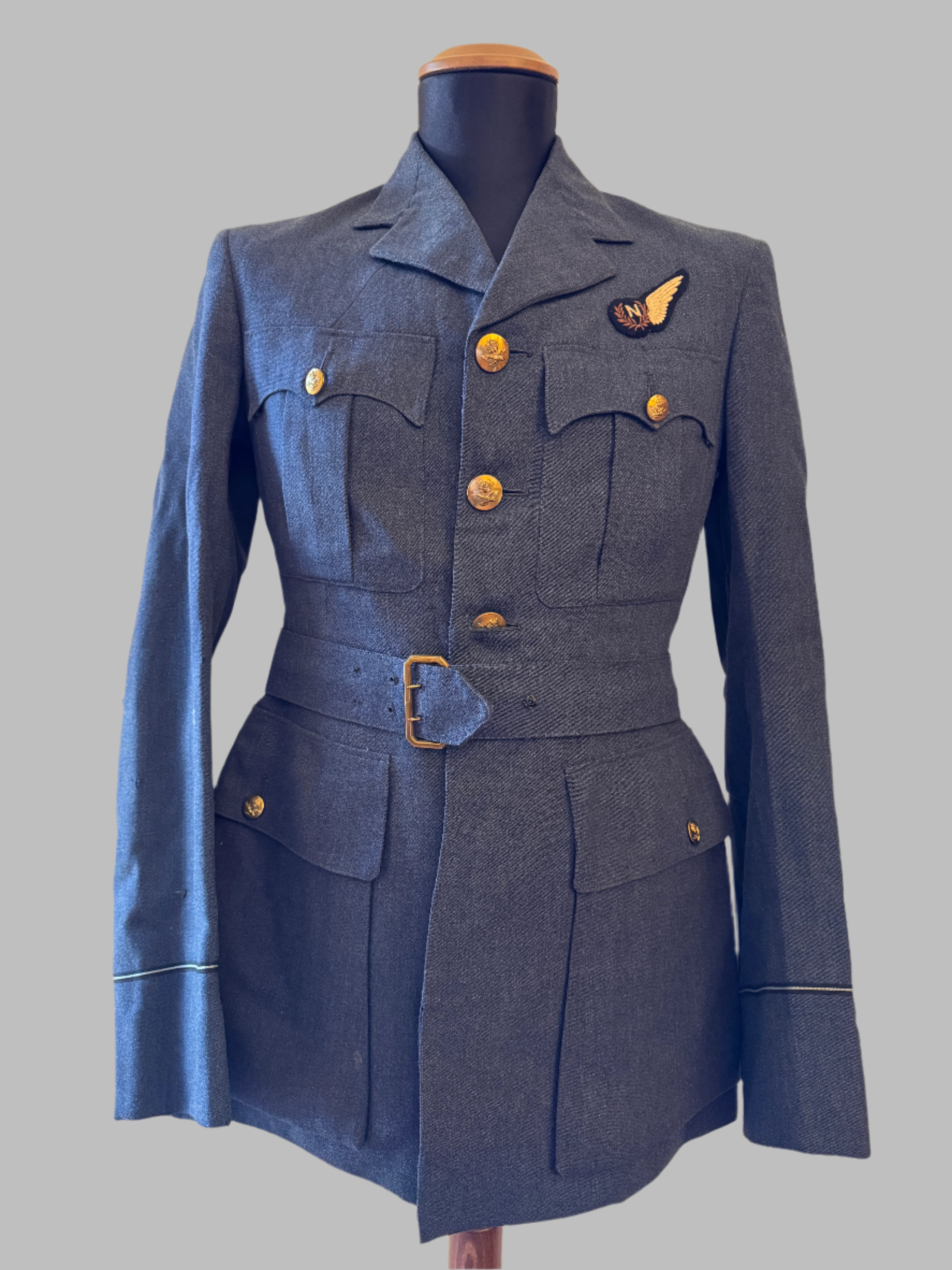 WW2 British Army Royal Air Force Pilot Officer Navigator Uniform Tunic ...