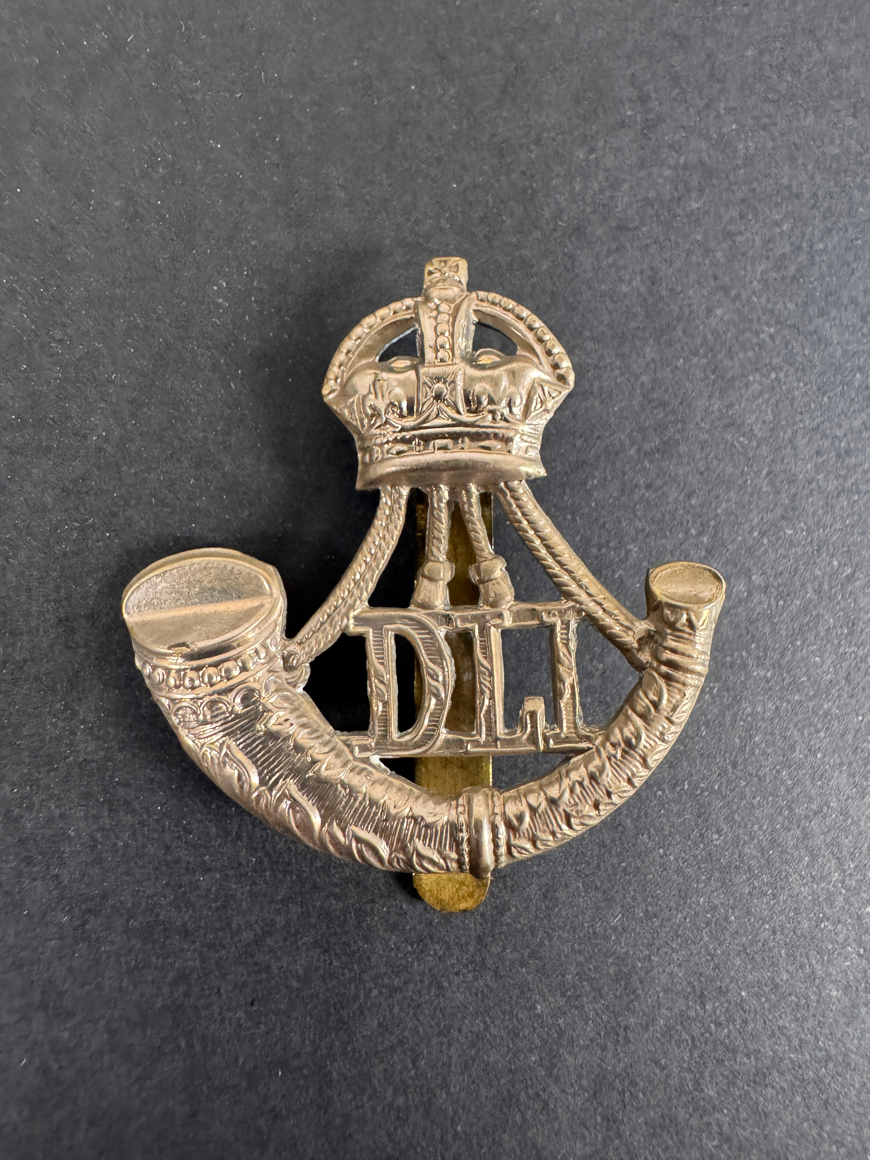 WW2 British Army Durham Light Infantry Cap Badge (DLI) – Medals-Militaria