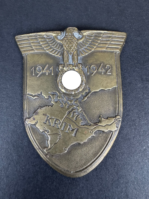 WW2 German Krim Campaign Shield – Medals-Militaria