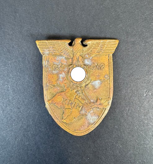 WW2 German Krim (Crimea) Campaign Shield Arm Badge – Medals-Militaria