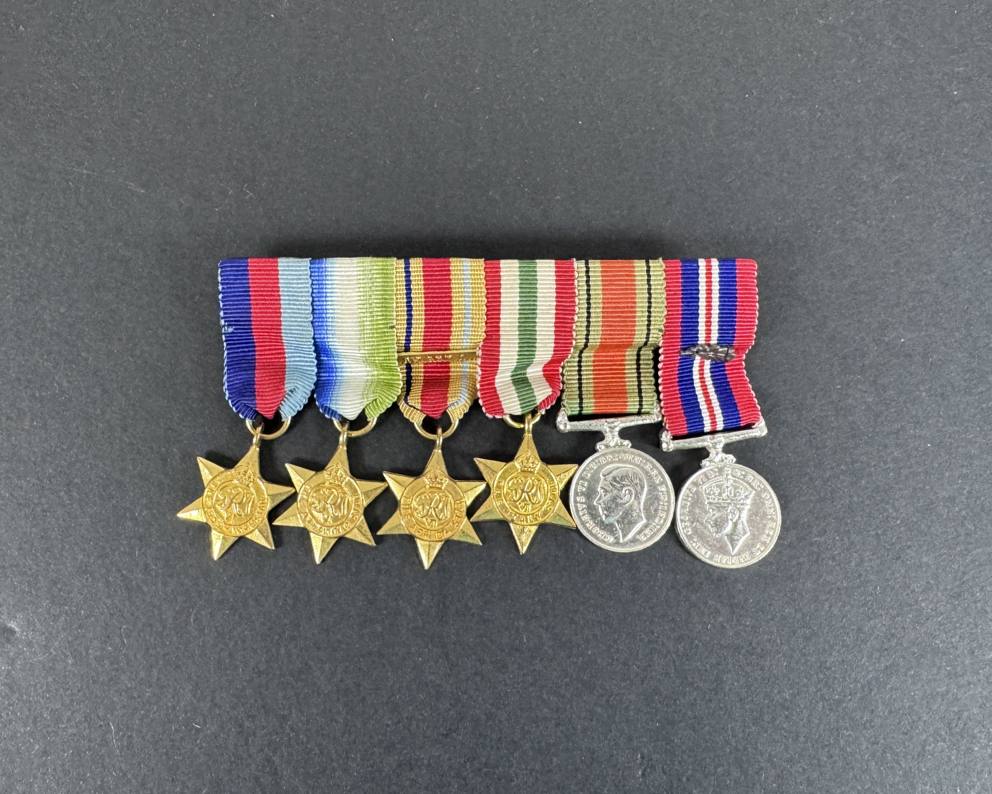 WW2 British Atlantic Star & 8th Army Campaign Miniature Medals – Medals ...