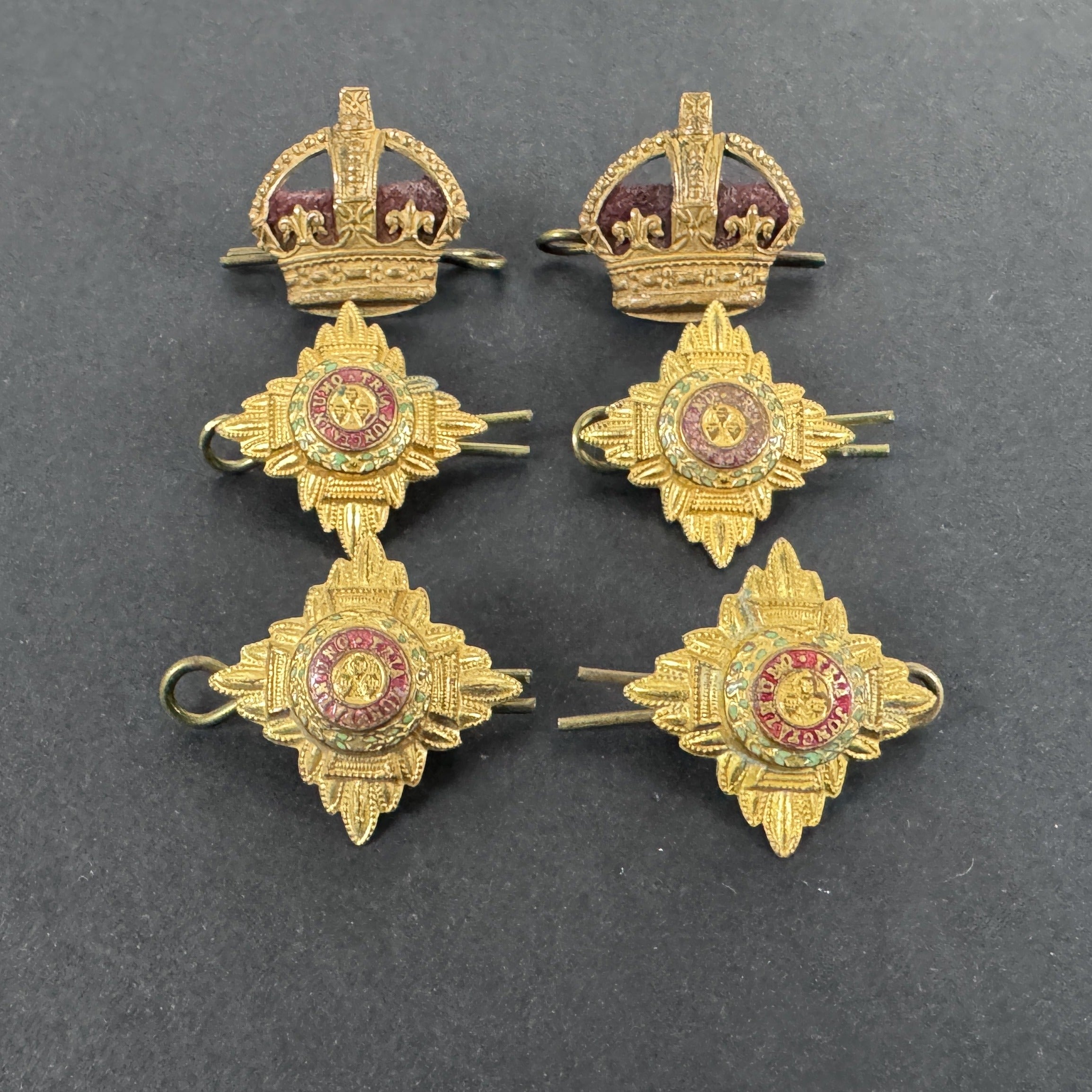 WW2 British Army Colonel Bath Star Rank Badges – Medals-Militaria