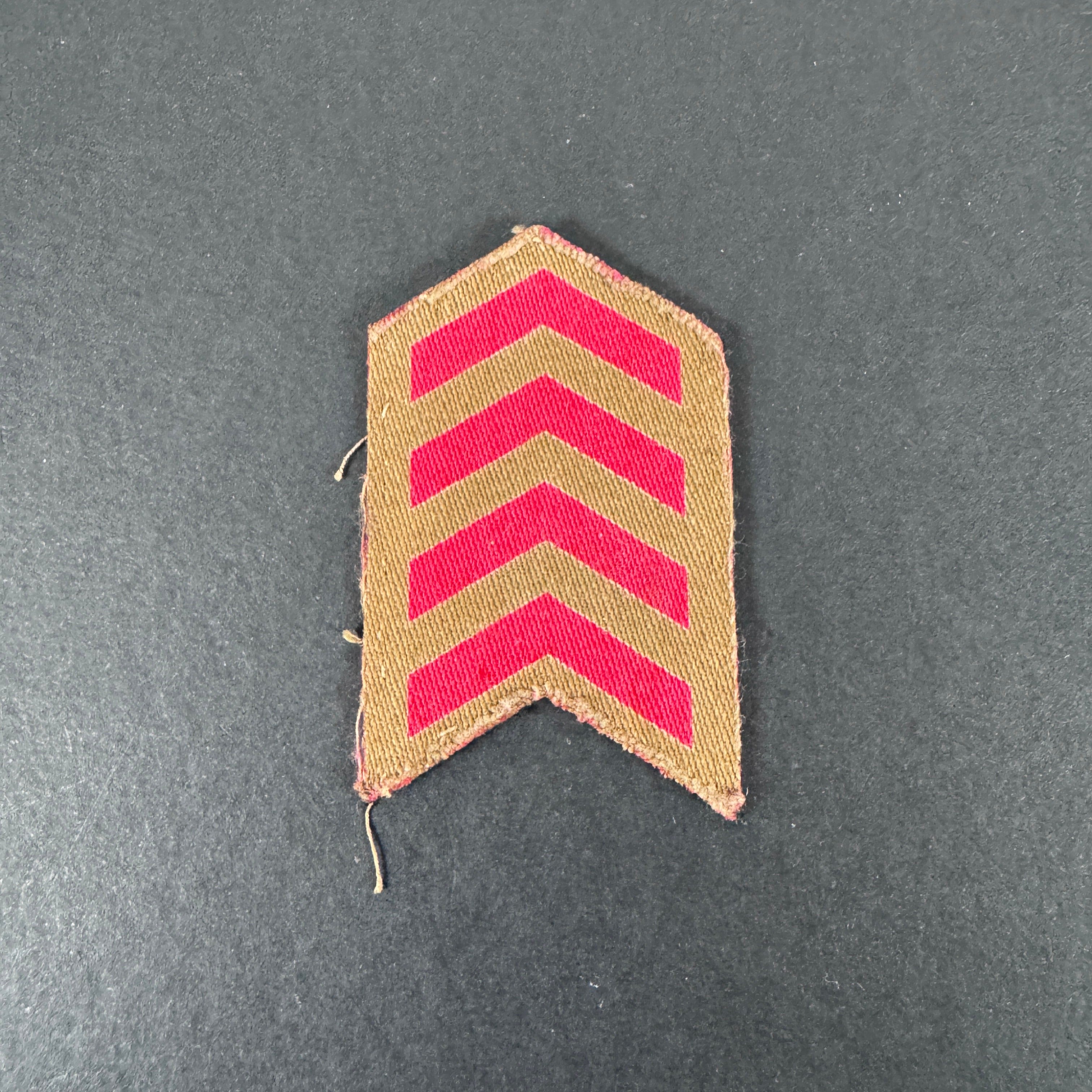 WW2 British Army 2 Year Service Chevron Stripes Badge – Medals-Militaria