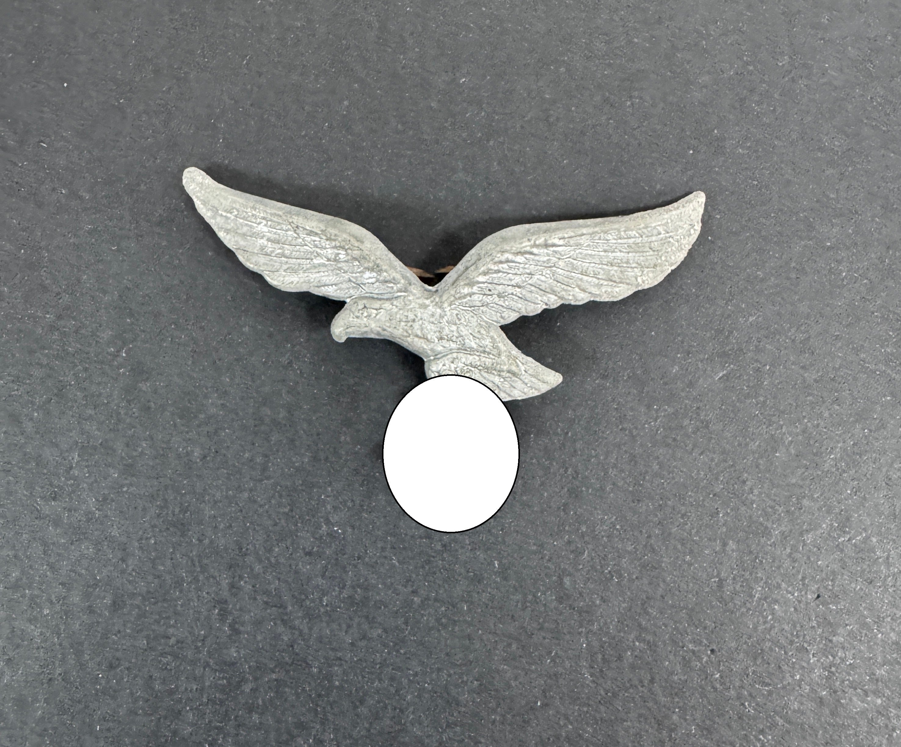 WW2 German Luftwaffe Afrika Korps Pith Helmet Eagle Badge – Medals ...