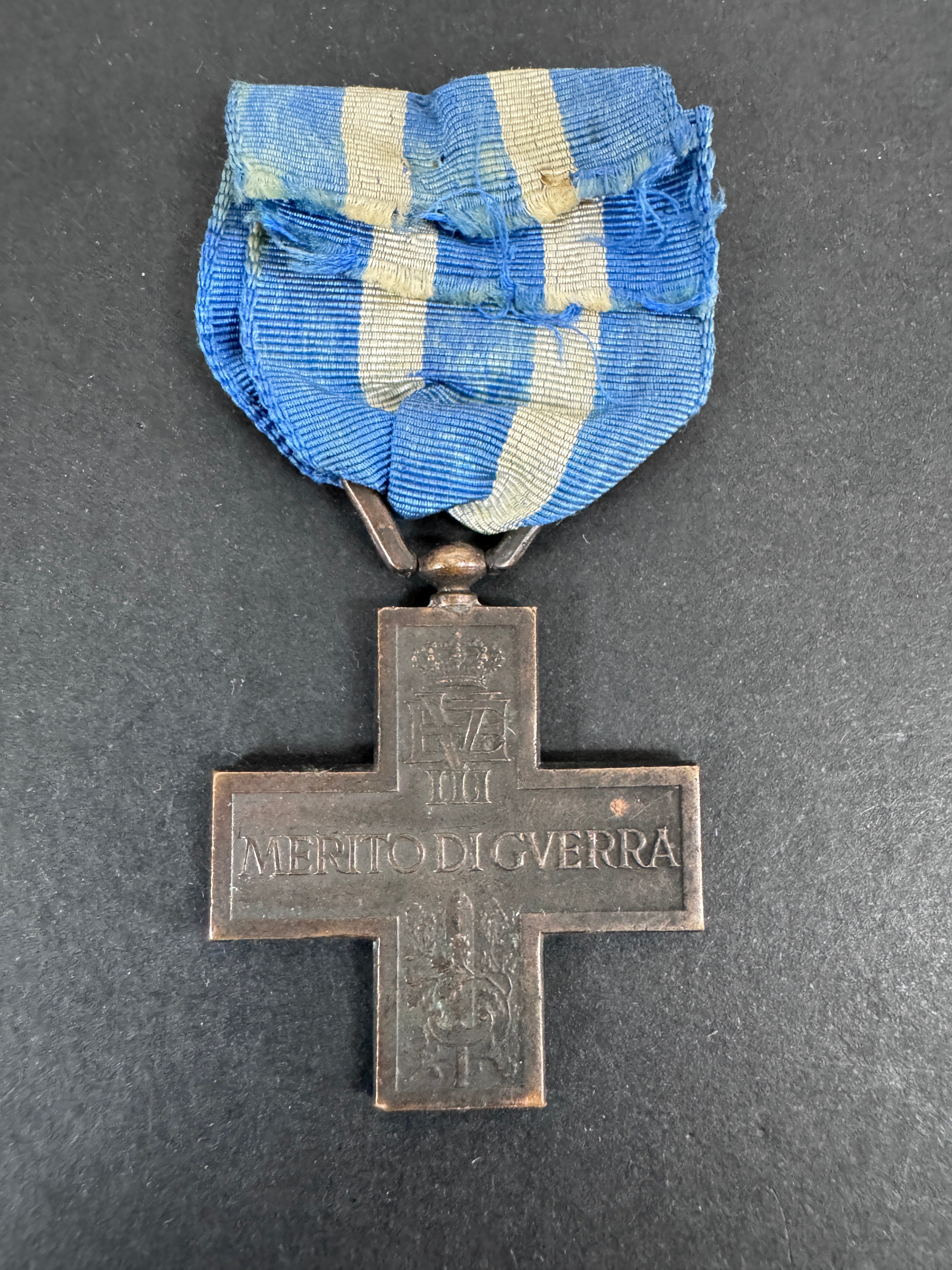 WW1 Italian War Merit Cross Medal Merito Di Guerra – Medals-Militaria