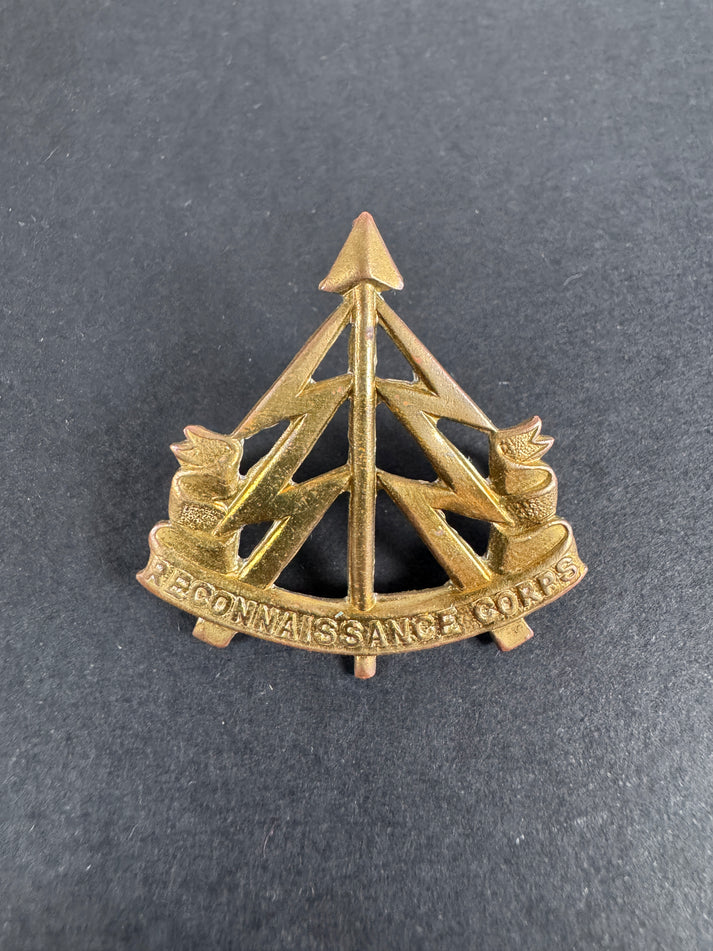 WW2 British Army Reconnaissance (Recon) Corps Cap Badge – Medals-Militaria