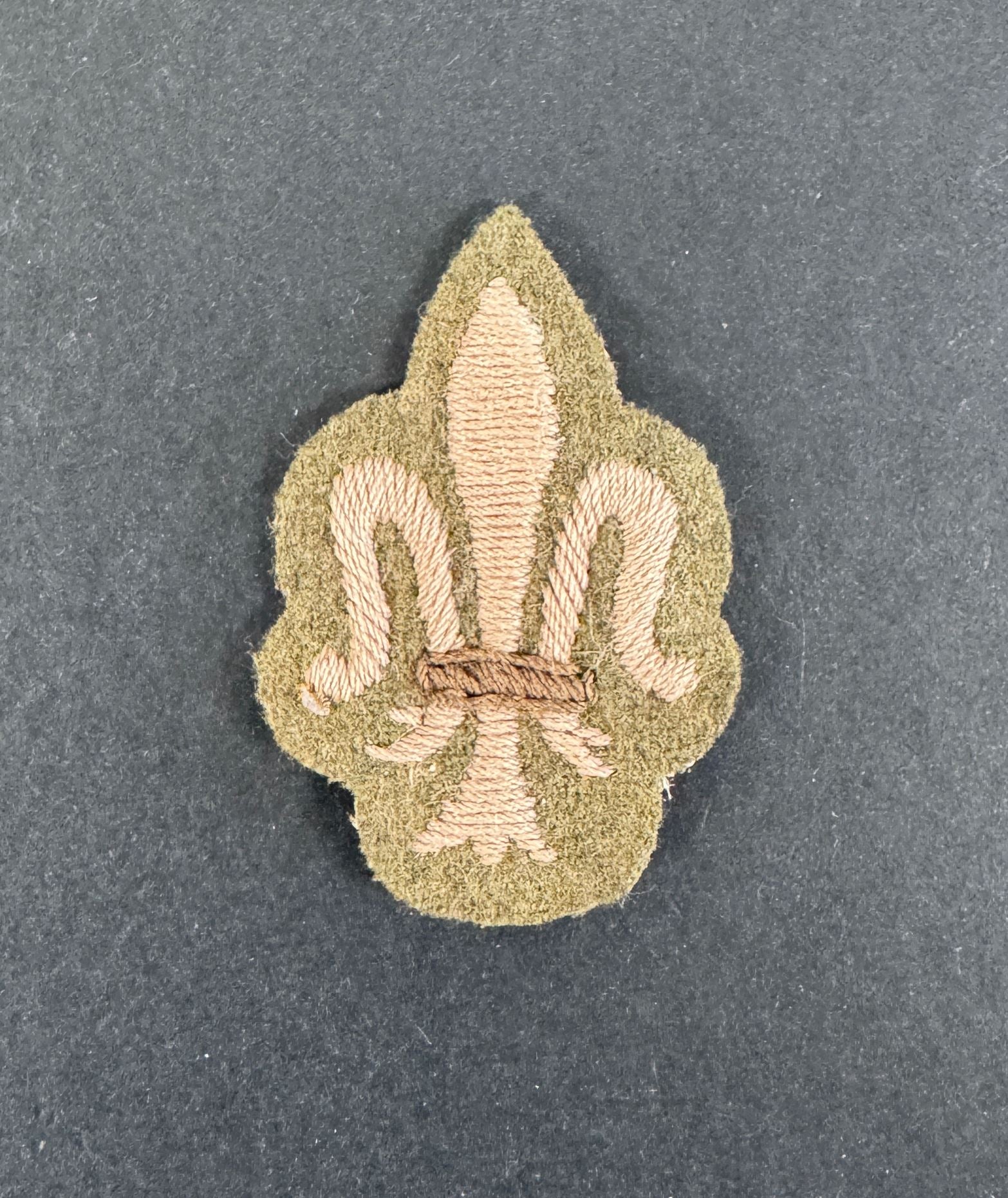 WW1 British Army Scout Fleur de Lys Cloth Proficiency Badge – Medals ...