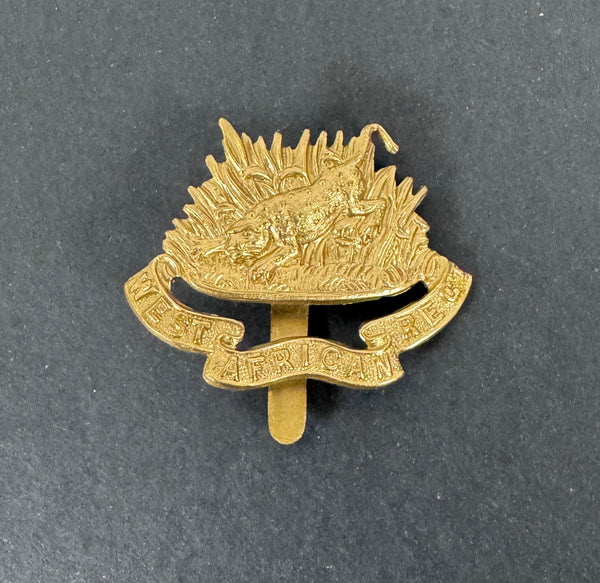 West African Regiment British Colonial Cap Badge – Medals-Militaria