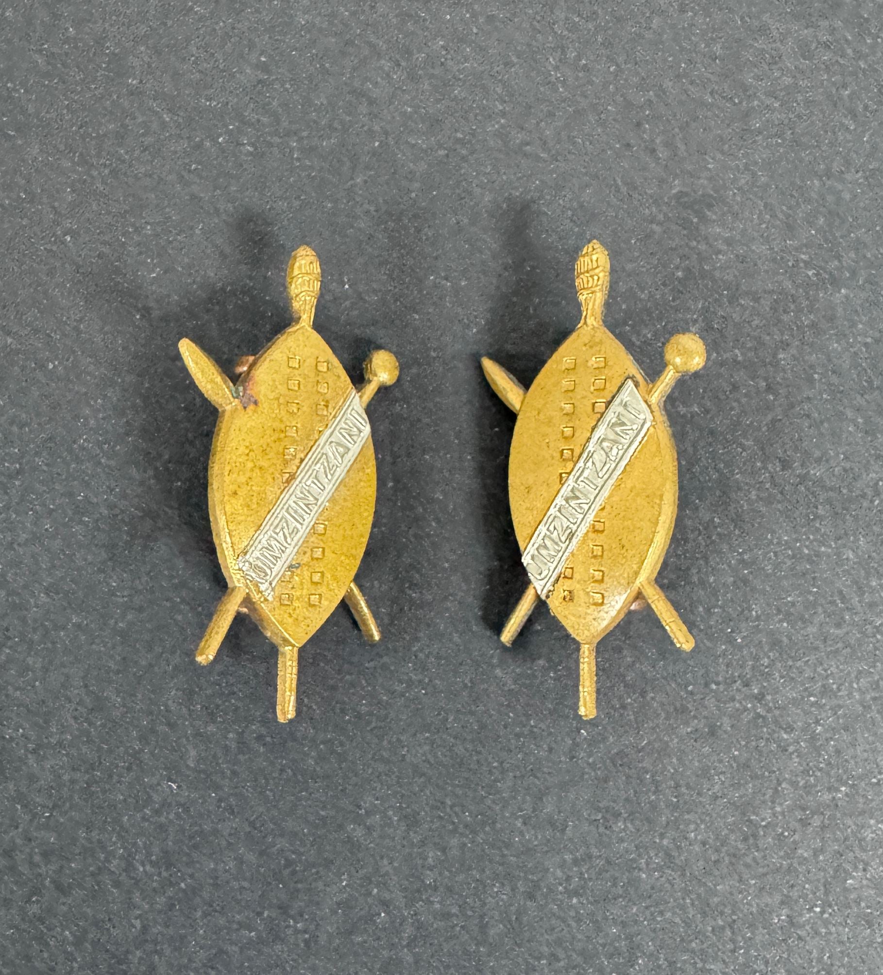 WW1 South African Army Prince Alfred's Guard Uniform Collar Badges ...