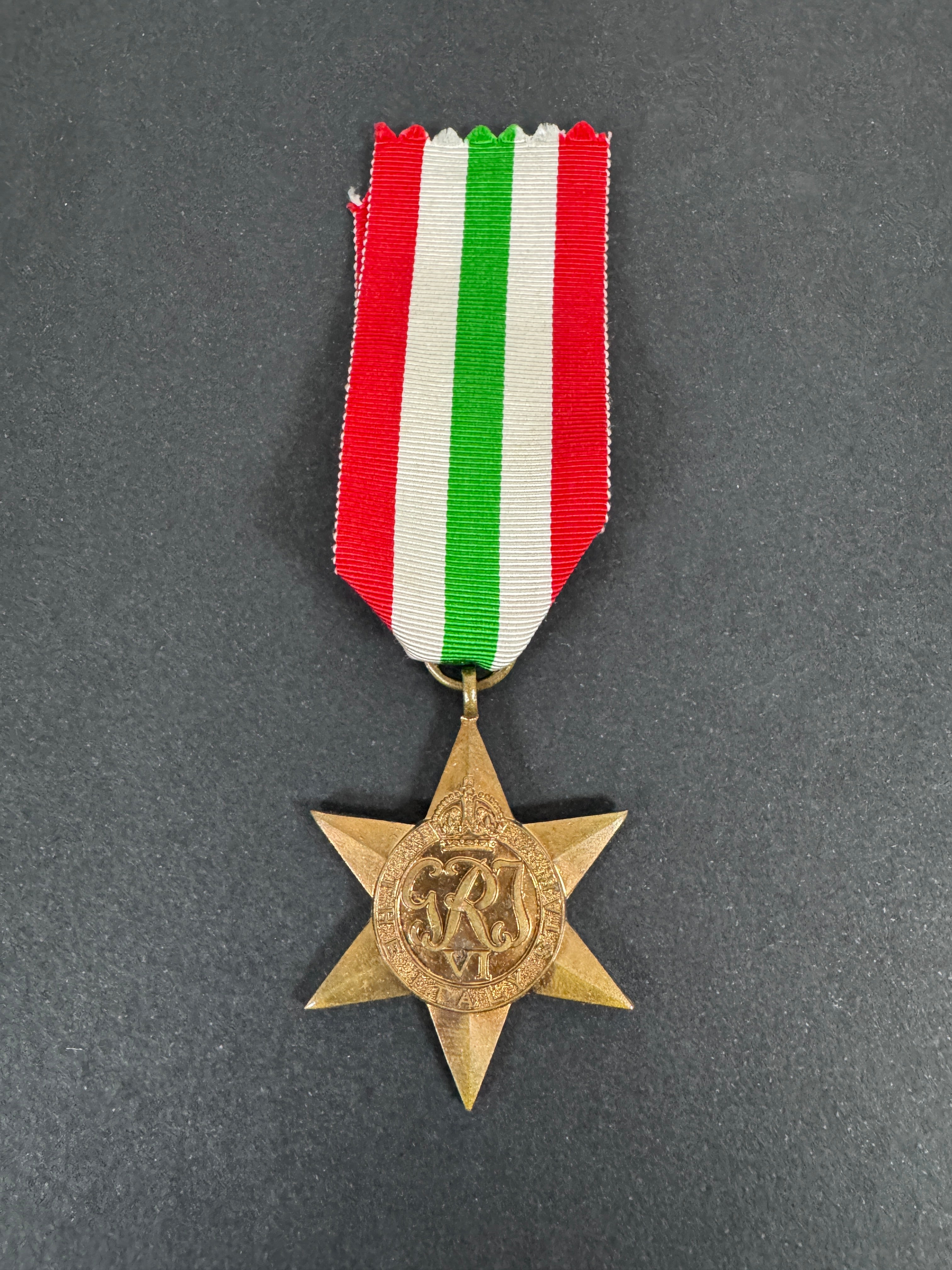 WW2 British Campaign Medal Italy Star – Medals-Militaria