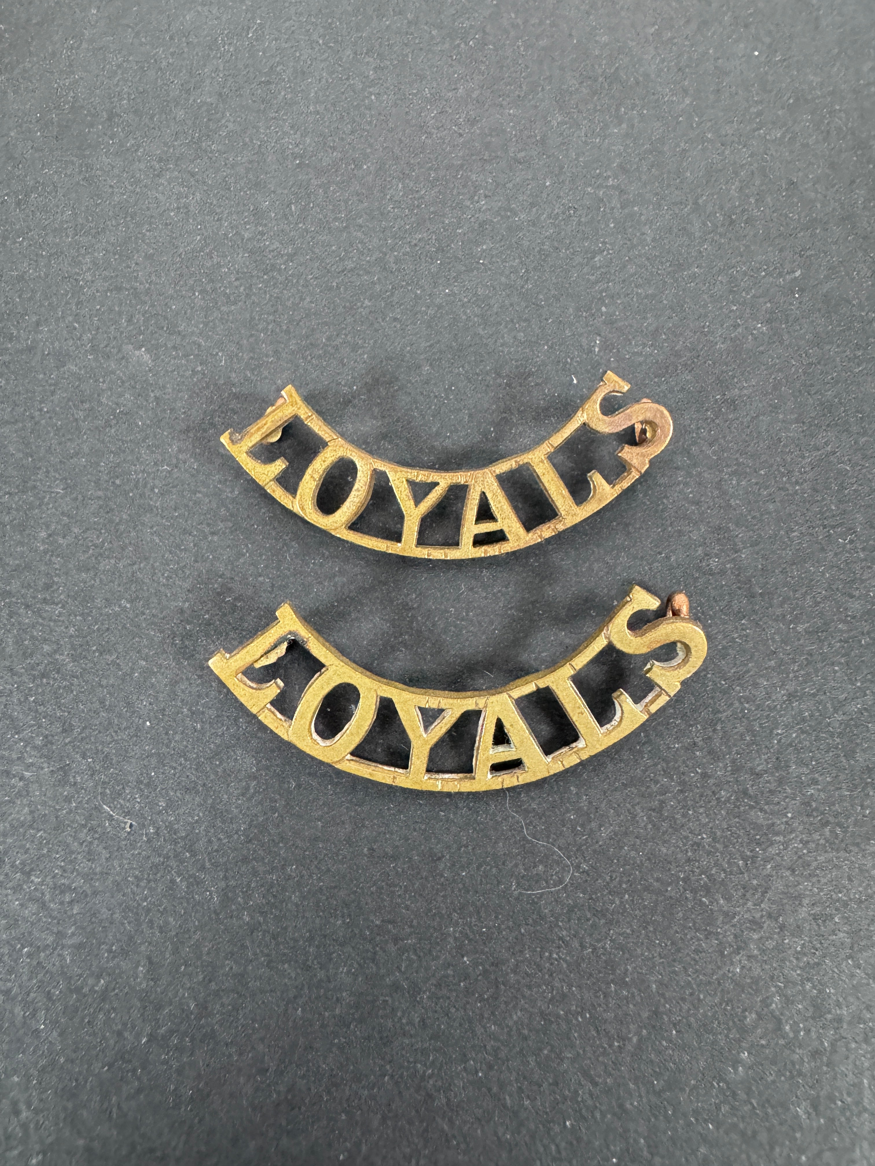 British Army Loyal North Lancashire Regiment Shoulder Title Badges (Pa ...