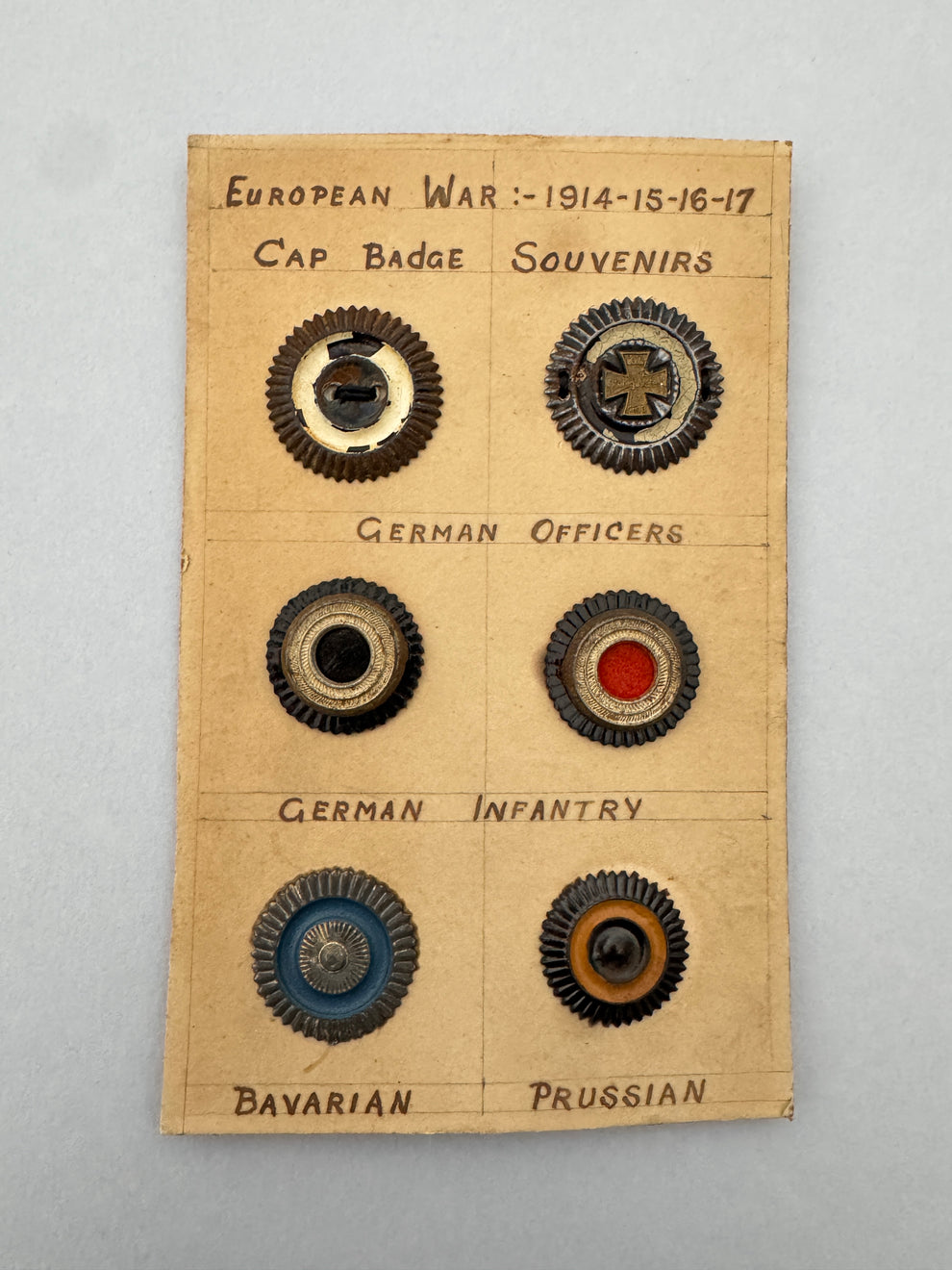 WW1 German Army Prussian Bavarian Cap Cockade Badges – Medals-Militaria