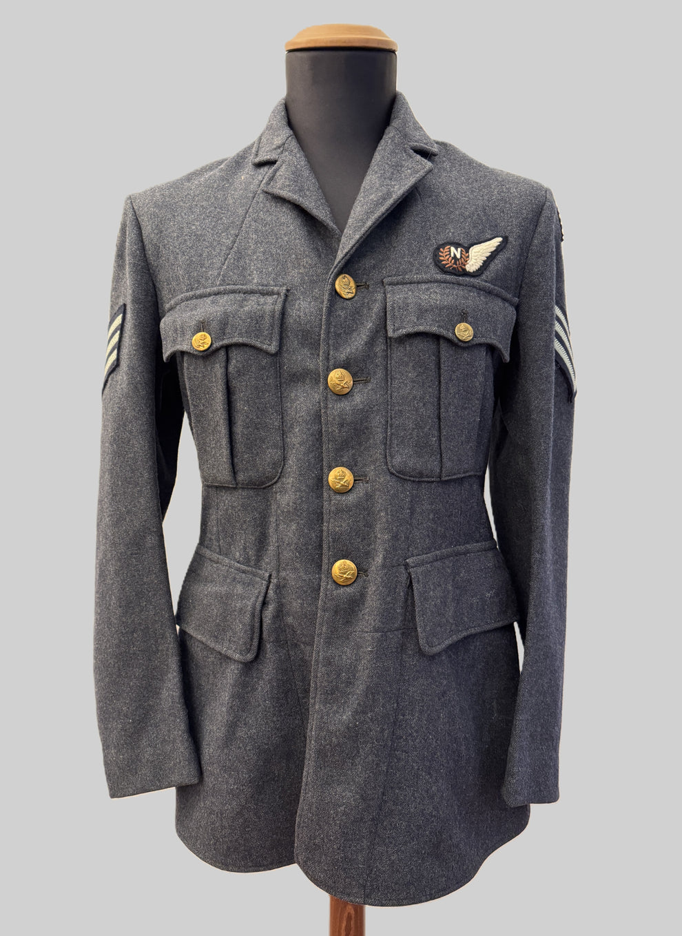 WW2 British Royal Air Force RAF Sergeant Aircrew Navigator Tunic ...