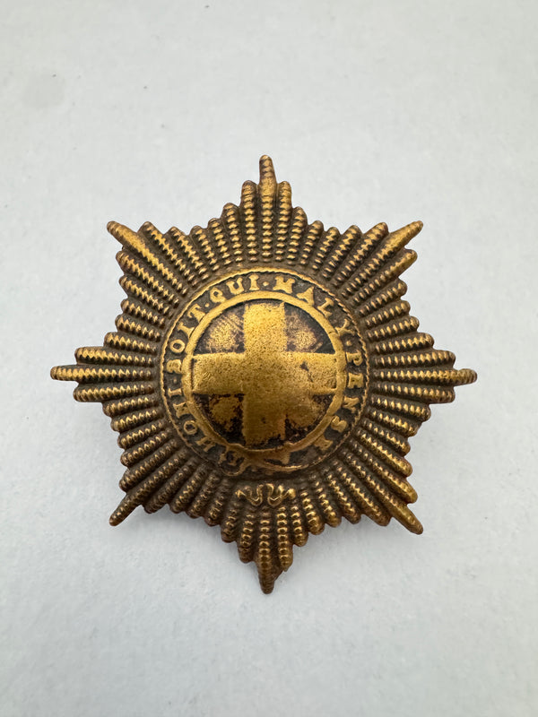 WW2 British Army Coldstream Guards Cap Badge – Medals-Militaria