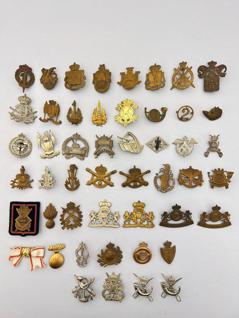 Belgian Army Cap Badge Collection - WW1 WW2 & Post-war – Medals-Militaria