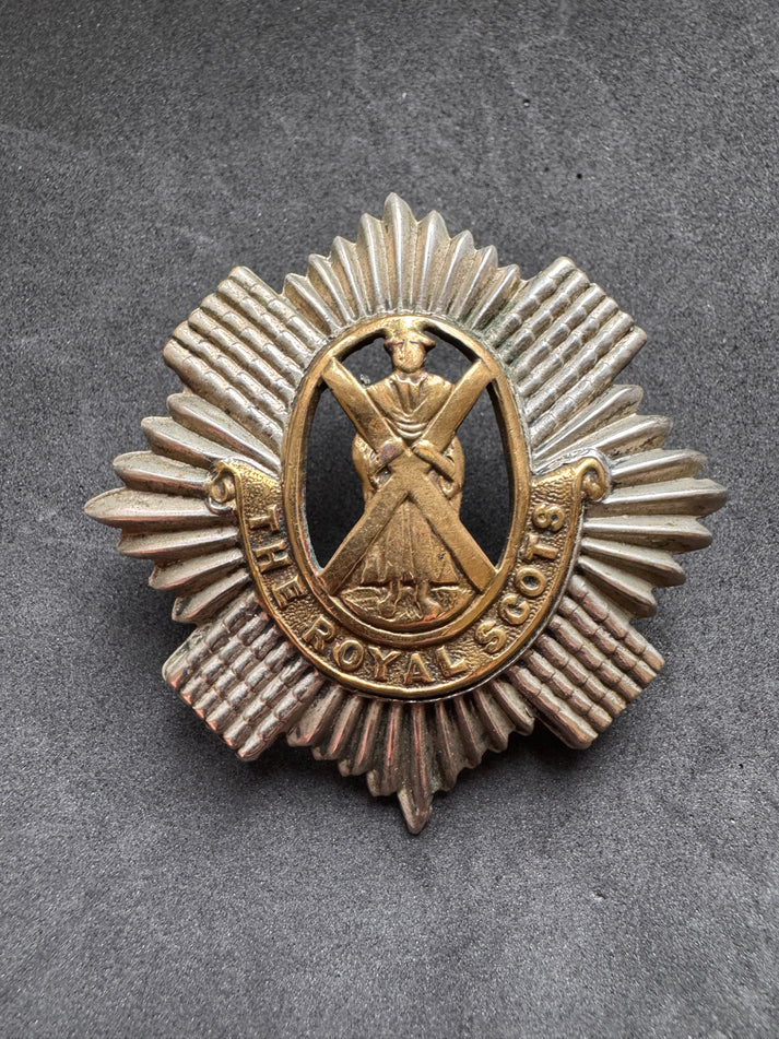 WW2 British Army Royal Scots Regiment Glengarry Cap Badge – Medals ...