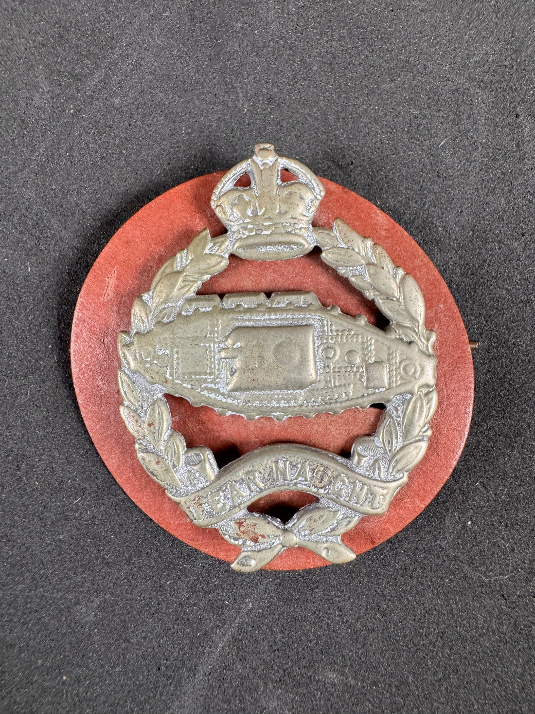 WW2 British Army Royal Tank Regiment Cap Badge RTR – Medals-Militaria