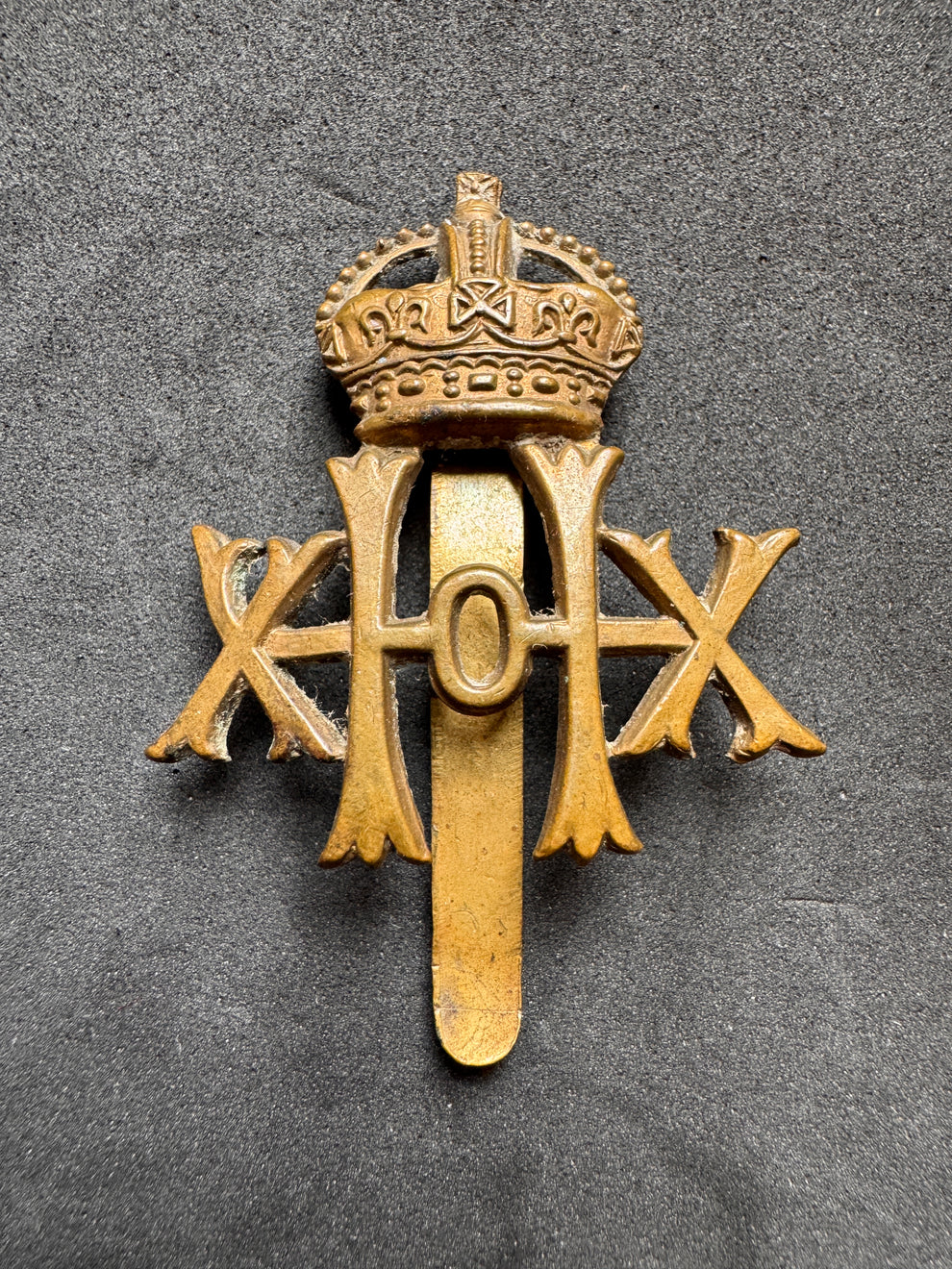 WW1 British Army XX 20th Hussars Cavalry Cap Badge GAUNT – Medals-Militaria