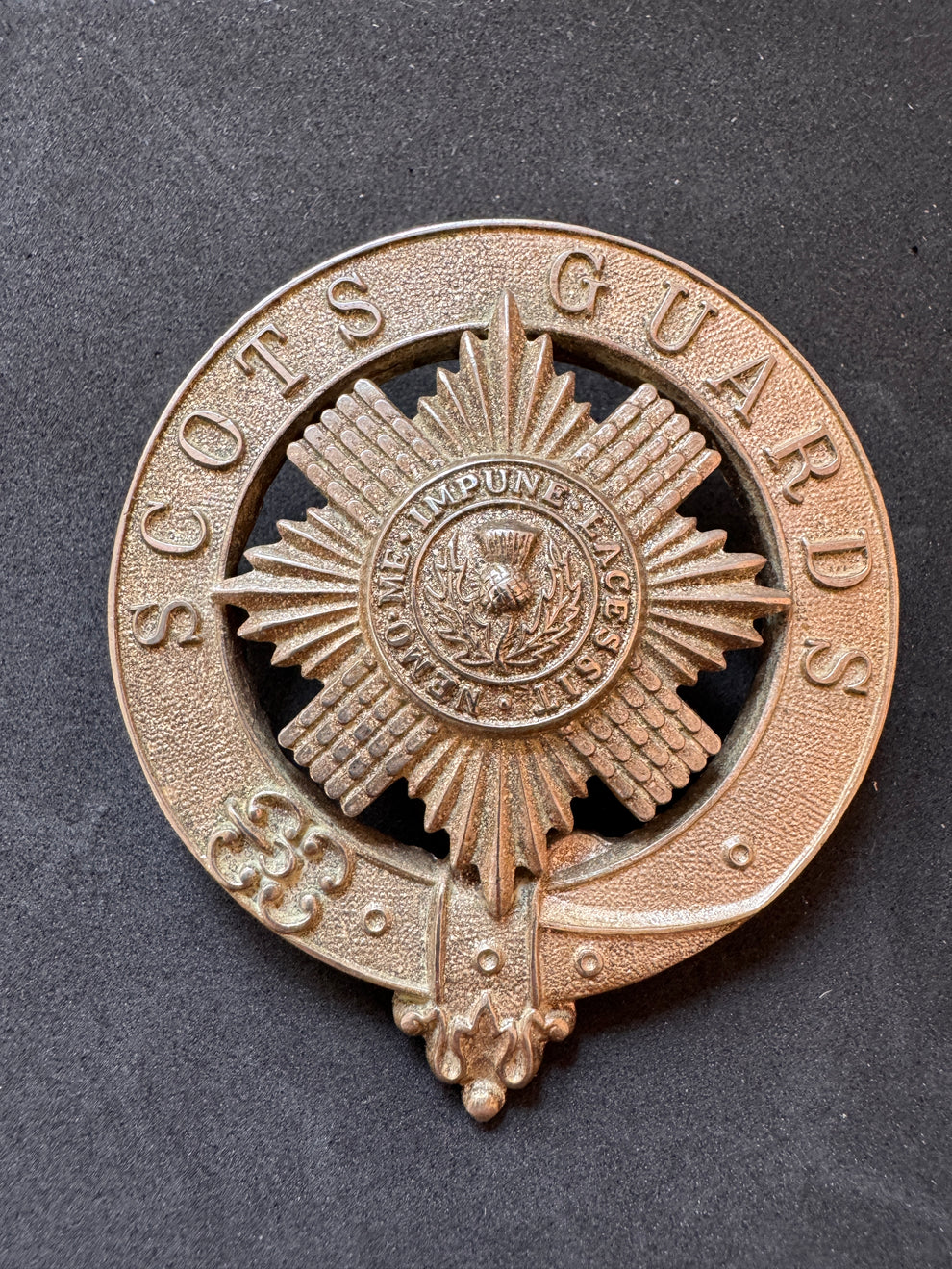 British Army Scots Guards Piper's Cap Badge – Medals-Militaria