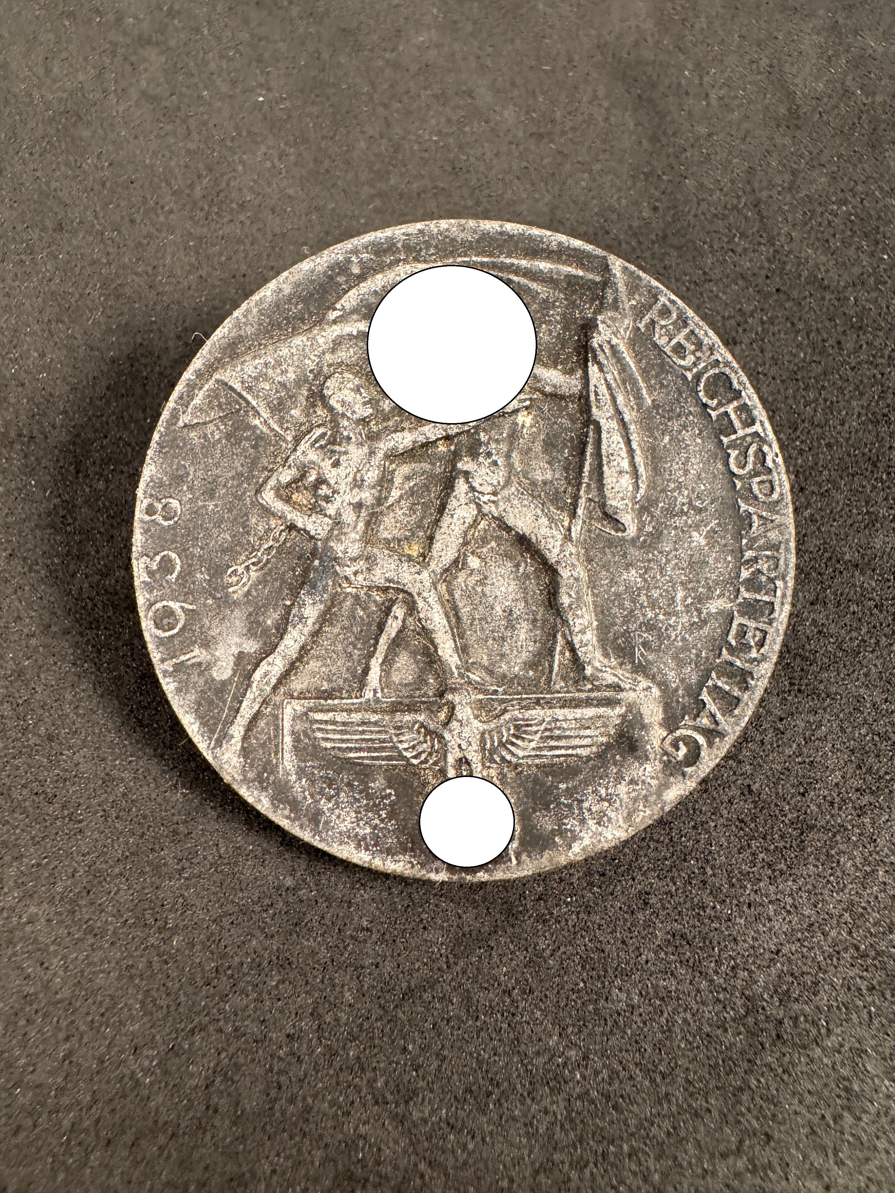 Third Reich German 1938 Reichsparteitag (Nuremberg Rally) Day Badge ...