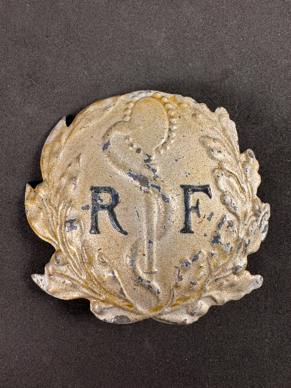 WW1 French Army Medical Branch Adrian Helmet Badge – Medals-Militaria